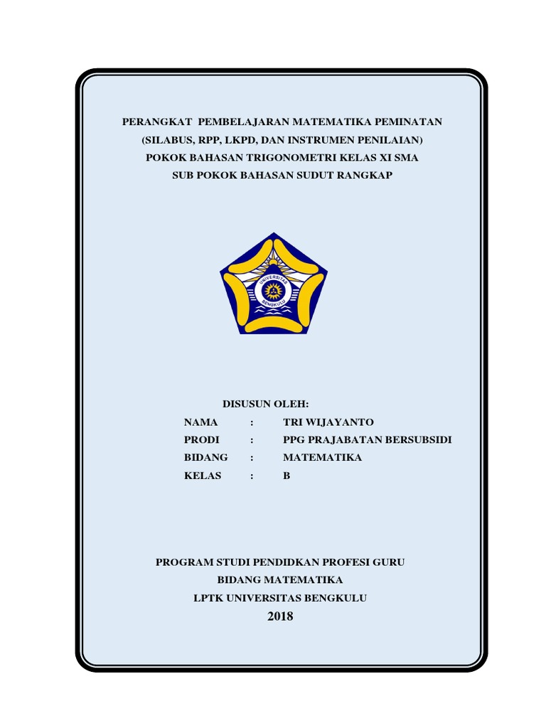 Cover, Silabus, RPP | PDF