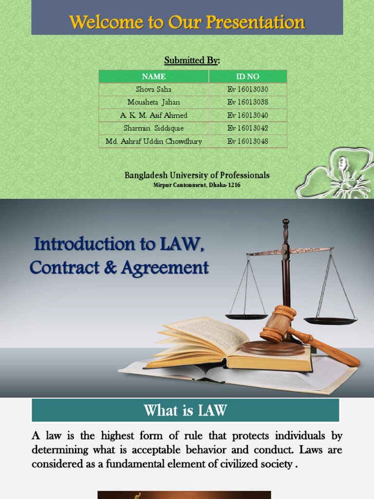An Overview of Legal Concepts: Classification of Laws, Sources and ...