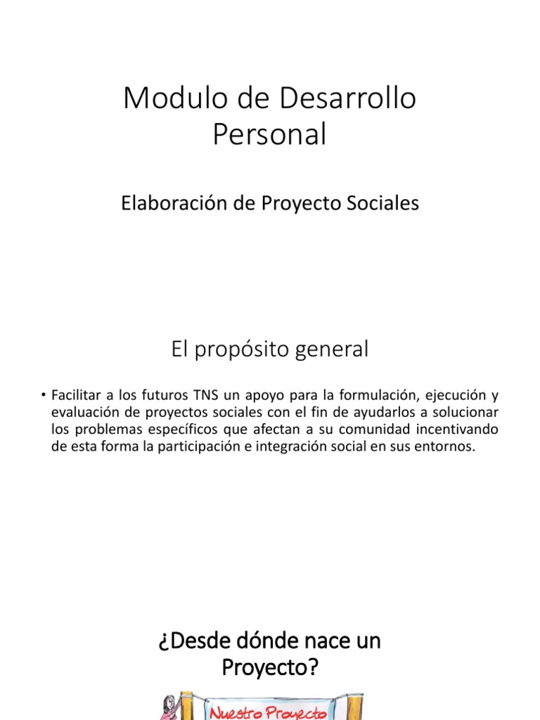 Guía para Elaboración de Proyectos Sociales PDF | PDF | Planificación | Liderazgo