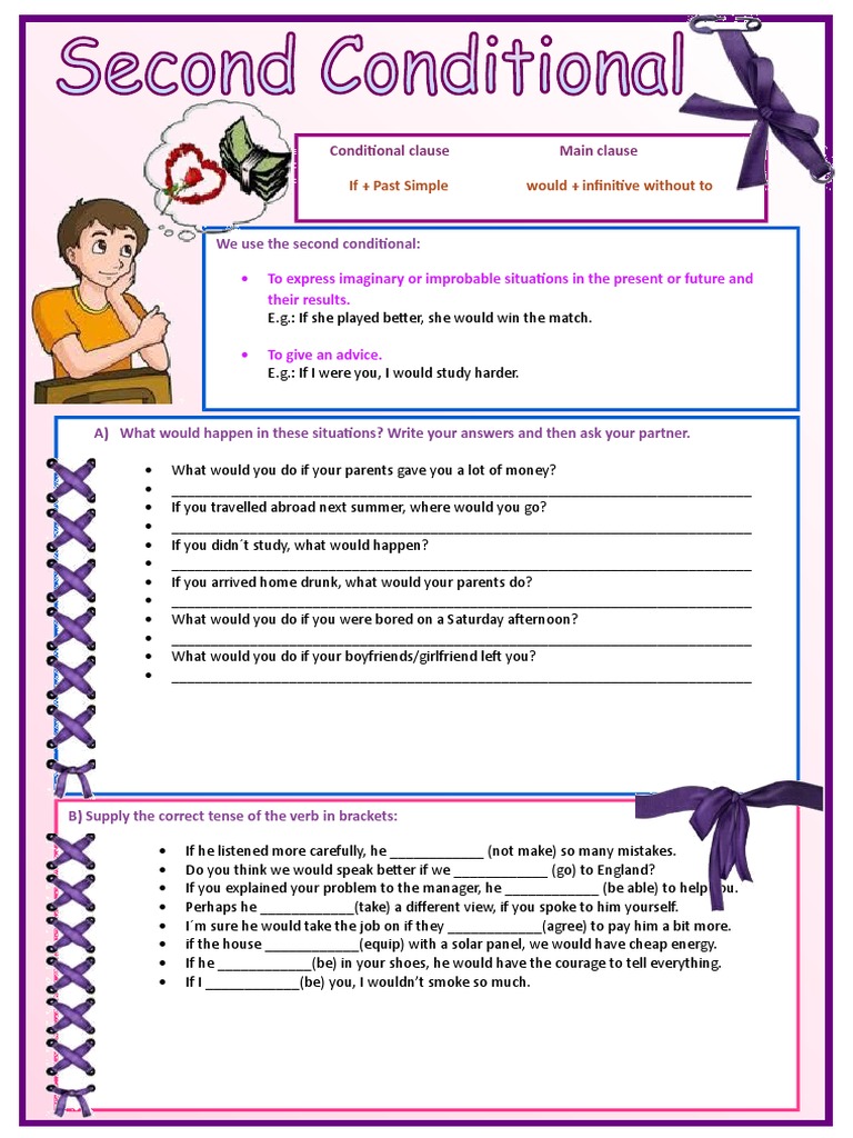 Second Conditional | PDF | Language Mechanics | Style (Fiction)