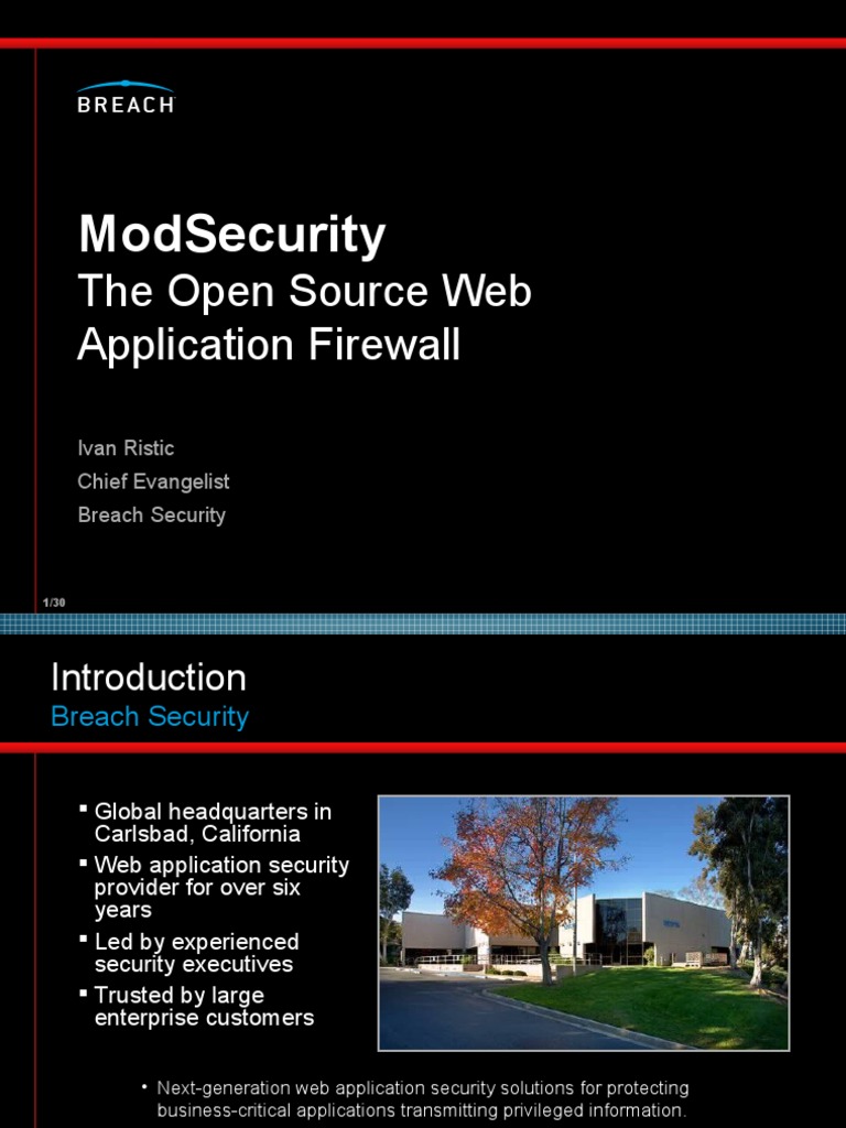 Mod Security Intro | PDF | Firewall (Computing) | World Wide Web