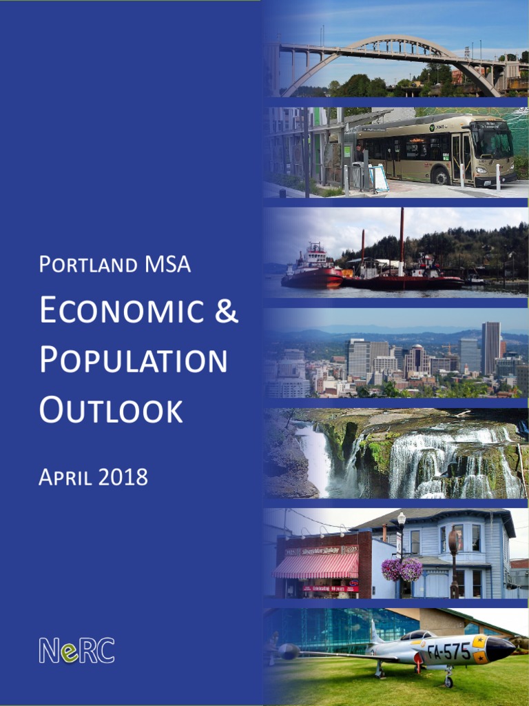 Portland MSA Economic & Population Outlook, April 2018 | Millennials ...