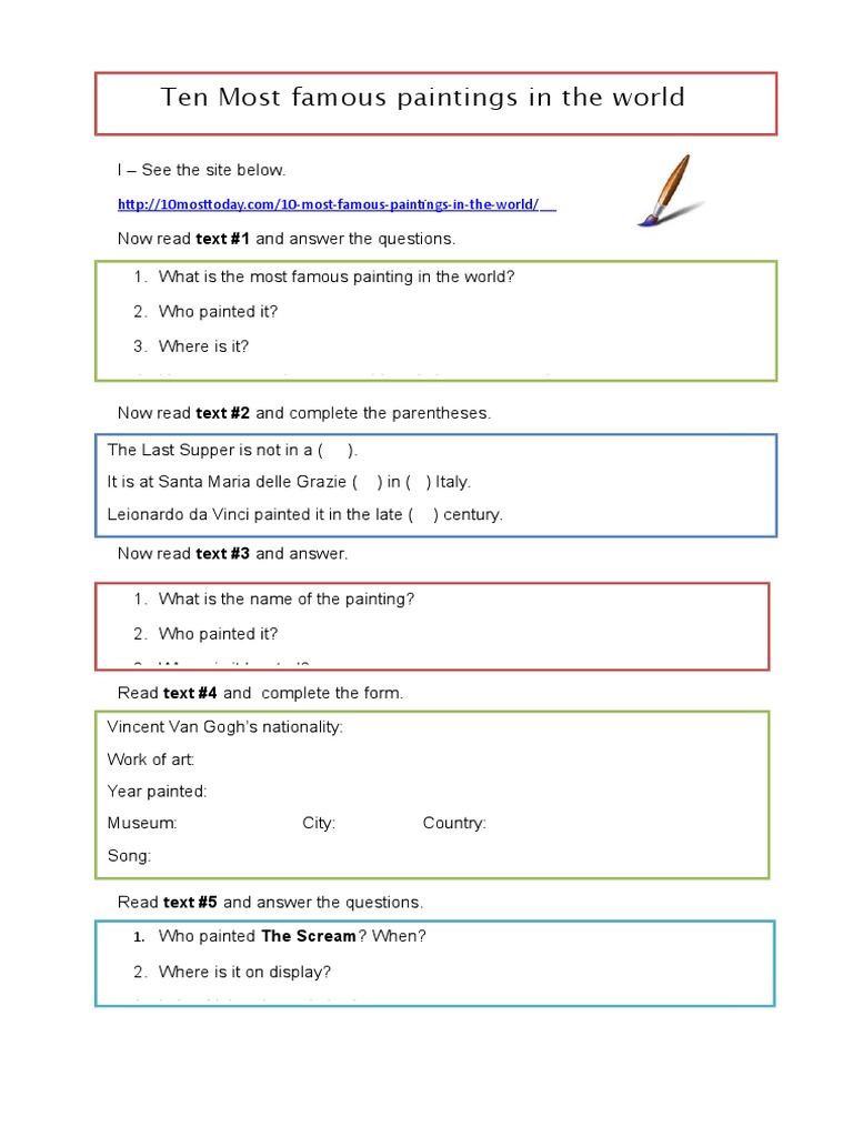 The Most Famous Paintings 2 | PDF