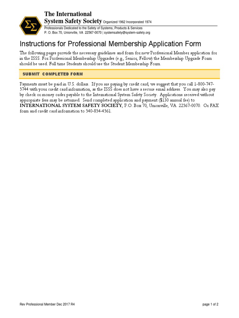 SSS New Professional Member Form 2017 R4 | PDF | Credit Card | Mail