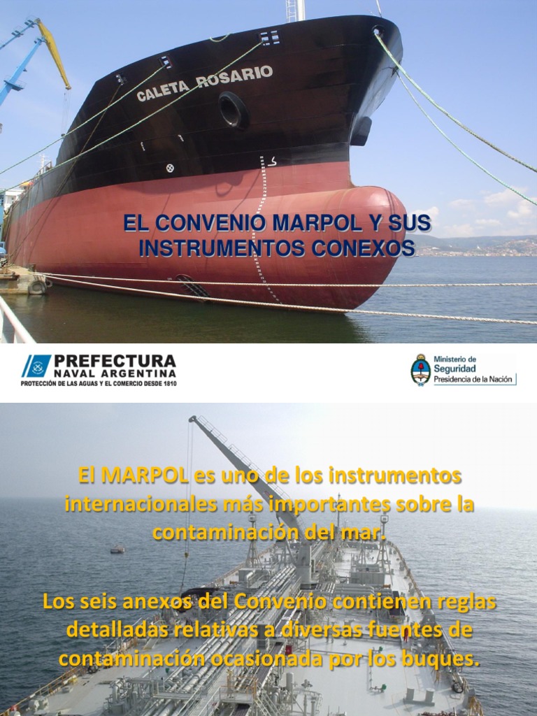 El Convenio Marpol y Sus Instrumentos Conexos PDF | PDF | Química ...