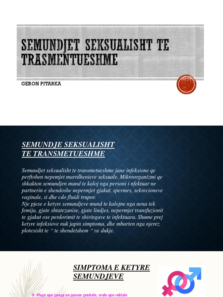 Semundjet Seksualisht Te Trasmentueshme | PDF