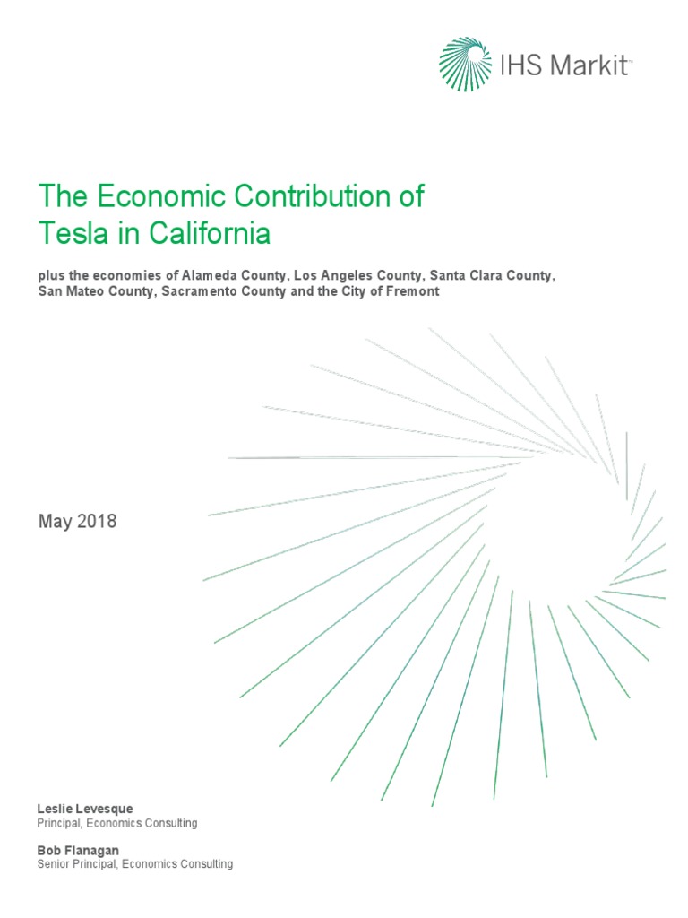 Tesla Economic Footprint Report Final | PDF | Employment | Value Added
