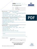 Postop Checklist-1 | PDF