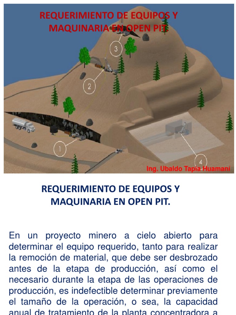 Ejercicios Prácticos Equipos Open Pit V | PDF | Excavación (Arqueología ...