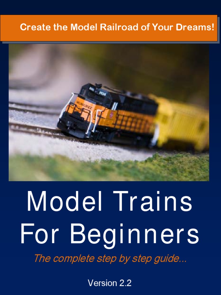 Model Trains For Beginners Pdf Rail Transport Modelling Track Rail Transport