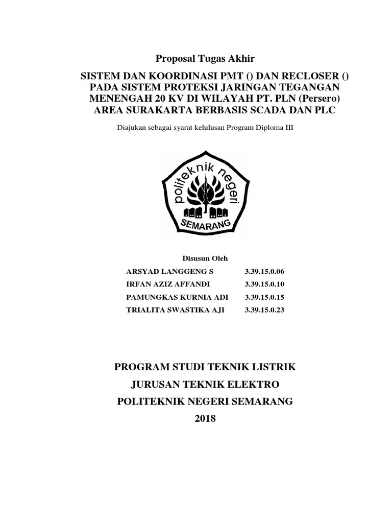 Proposal Tugas Akhir | PDF