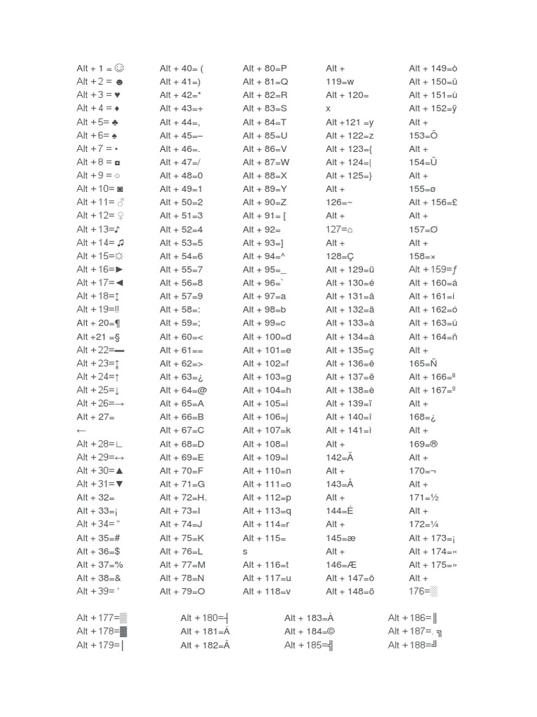 Alt Combinaciones | PDF