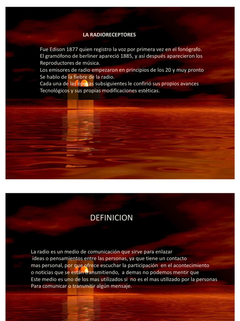 Definicion de La Radio | PDF | Radio | Transmisor