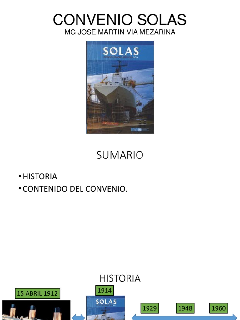 Convenio Solas | PDF | Transporte