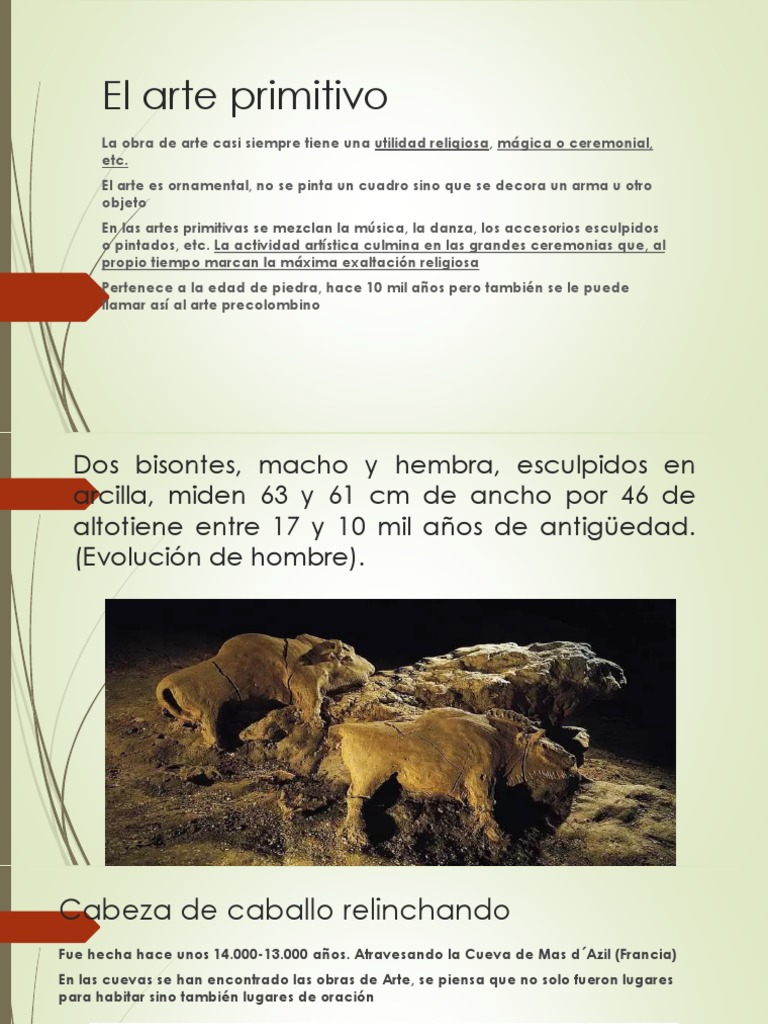 El Arte Primitivo | PDF | Artes (general) | Escultura