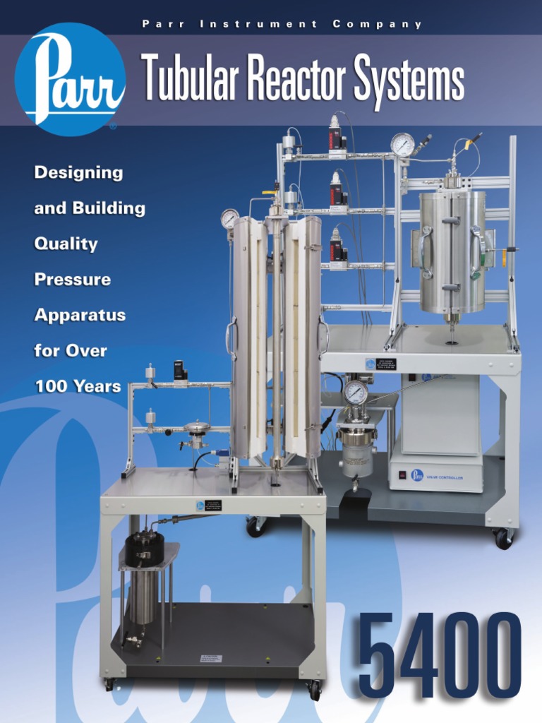 Series 5400 Continuous Flow Tubular Reactors | PDF | Chemical Reactor ...