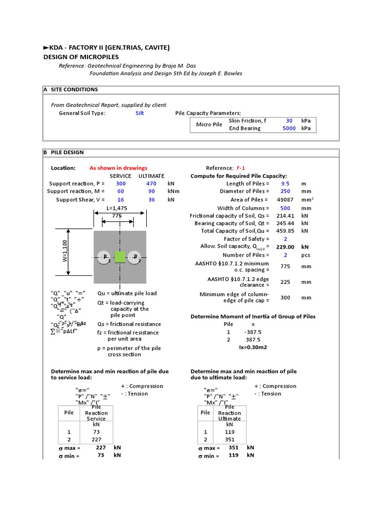 Pile Foundation Design | PDF | Deep Foundation | Geotechnical Engineering