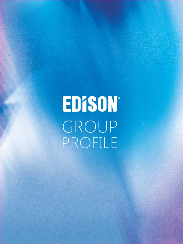 EDISON Group Profile PDF | PDF | Elevator | Mobile App