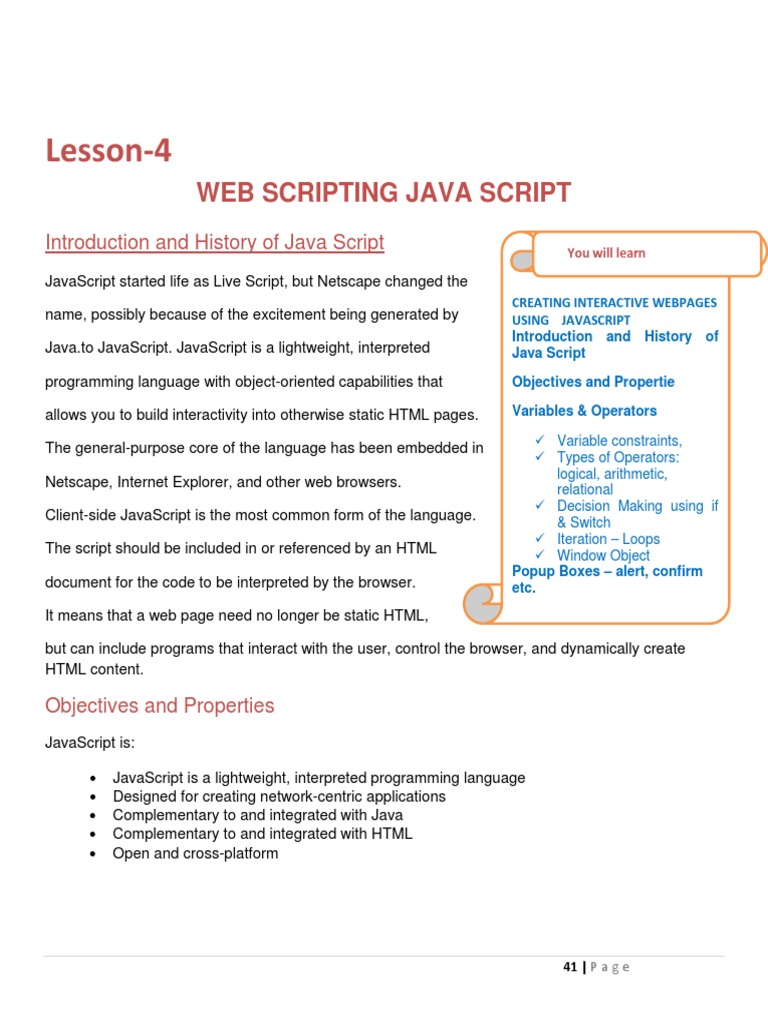 Java Script Ix Pdf Control Flow Java Script 
