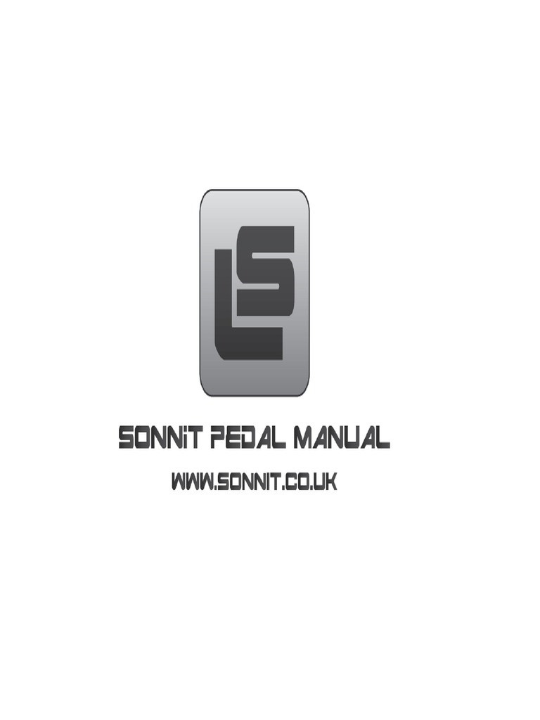 Sonnit Pedal Instructions | PDF | Input/Output | Electronics