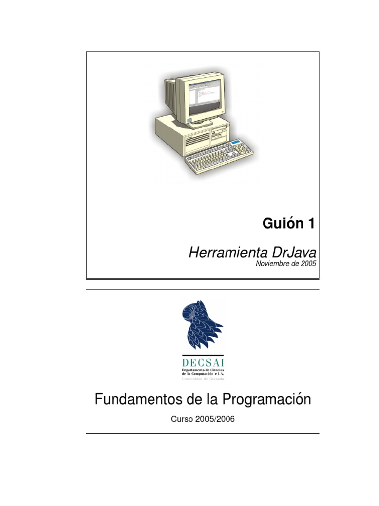 Manual Drjava | PDF | Java (lenguaje de programación) | Archivo de ...