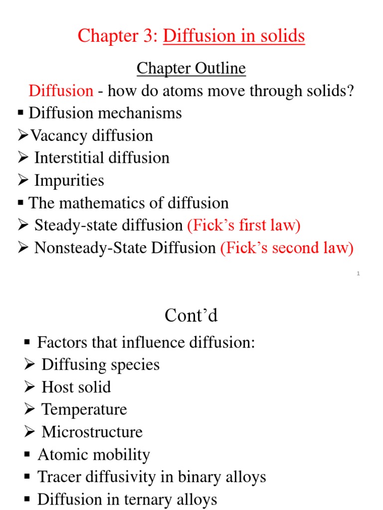 Diffusion in Solids 3Rd Phase Transport | PDF | Diffusion | Crystallite