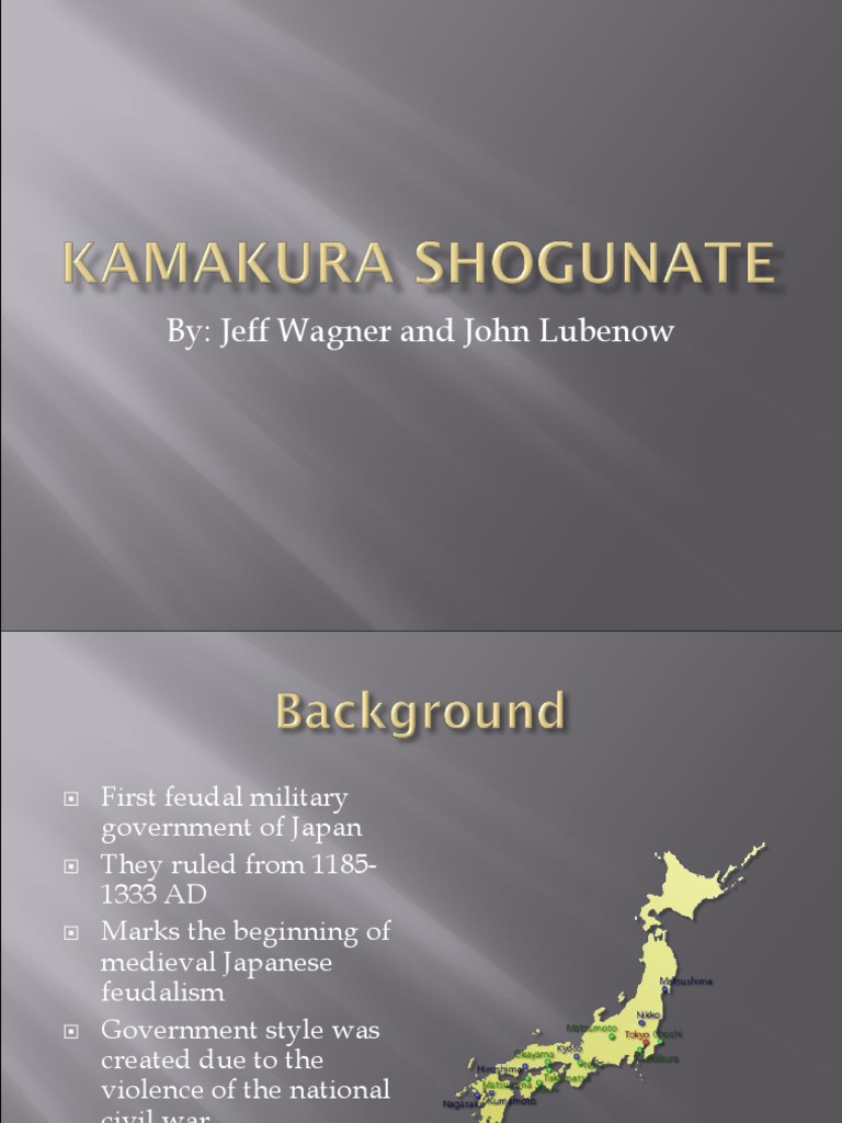 Kamakura Shogunate | PDF | Shogun | Feudal Japan