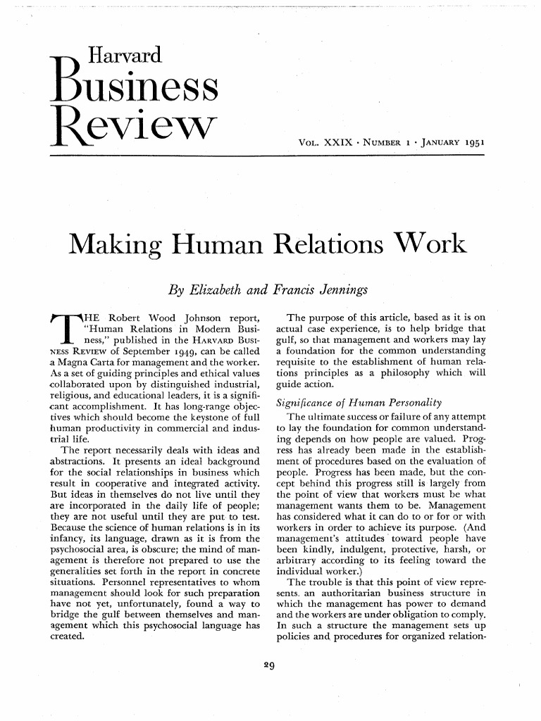 Human Relations in Business | PDF | Loyalty | Value (Ethics)