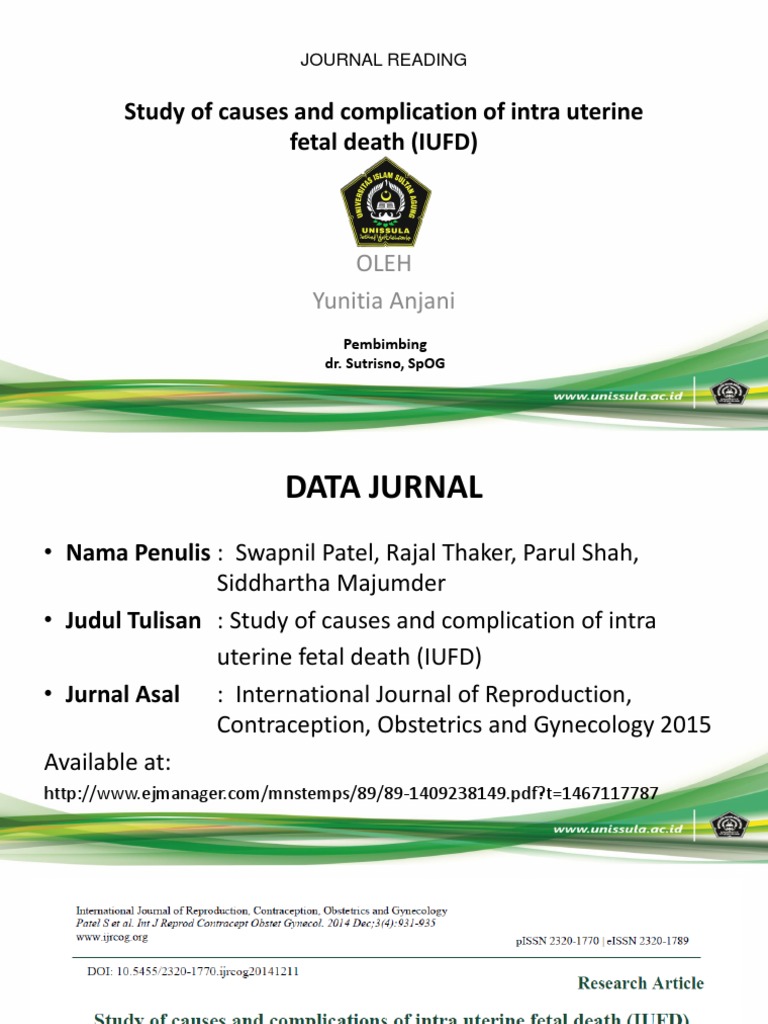 Journal Reading Iufd | PDF