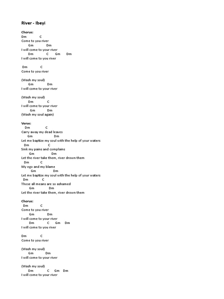 River - Ibeyi | PDF