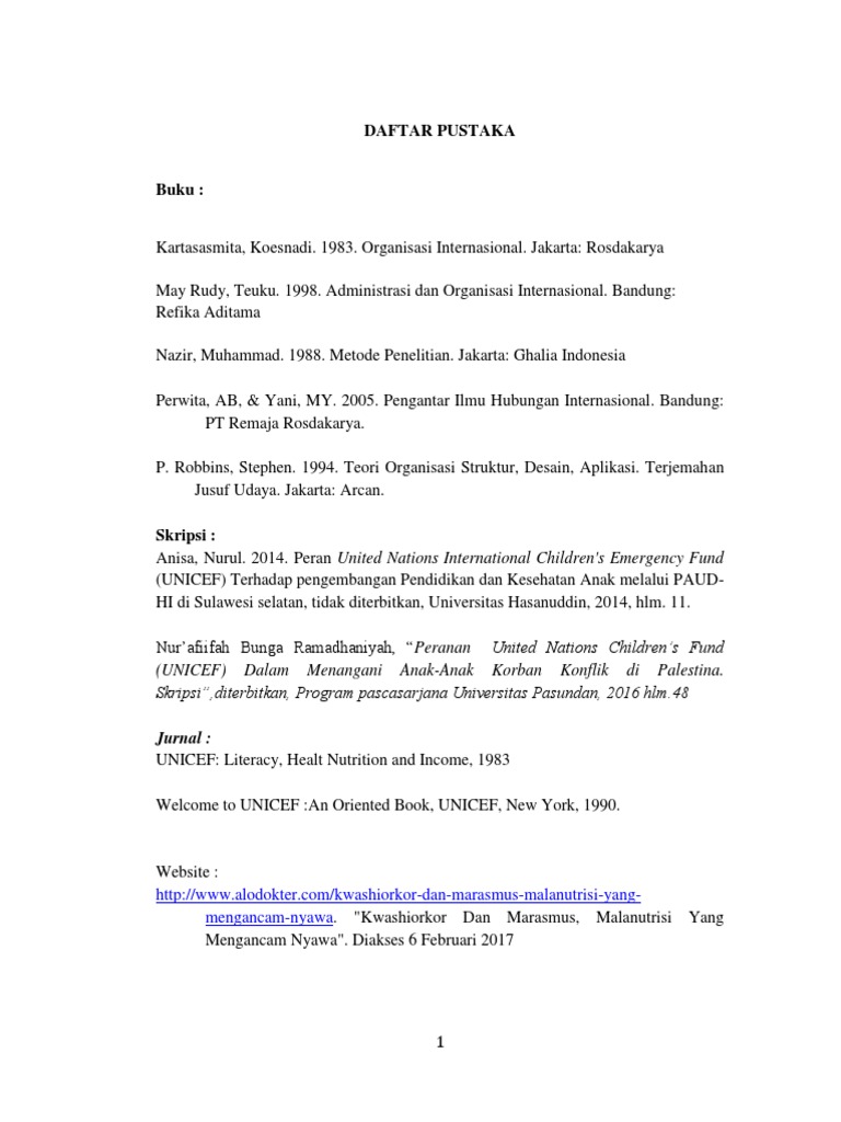 Daftar Pustaka | PDF