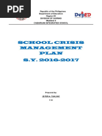 School Disaster Management Contingency Plan | PDF | Emergency ...