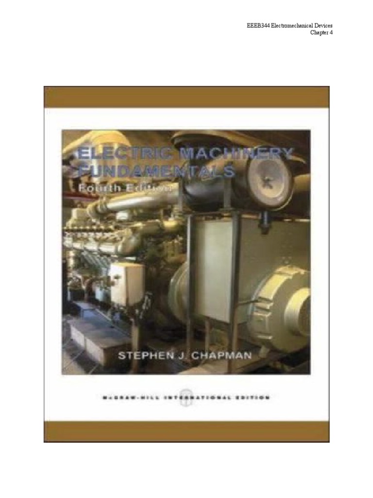 Electric Machinery Fundamentals-4 | PDF | Magnetic Field | Electrodynamics