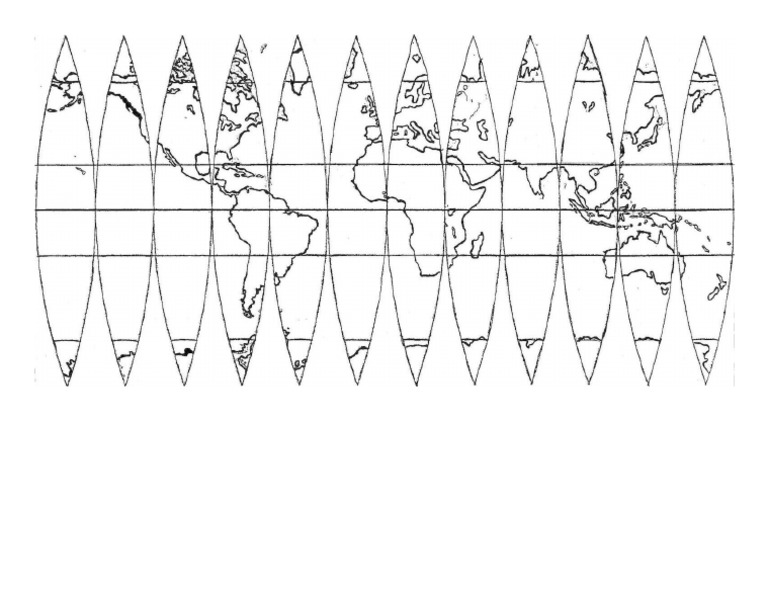 Plantilla De Globo Trazador Para Imprimir