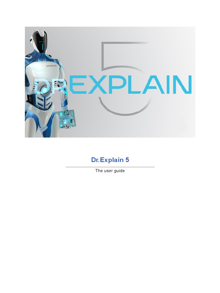DR Explain User Guide | PDF | Screenshot | Portable Document Format