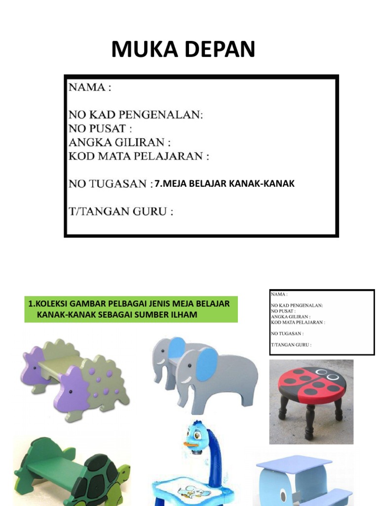 Folio PSV Meja Kanak-Kanak | PDF