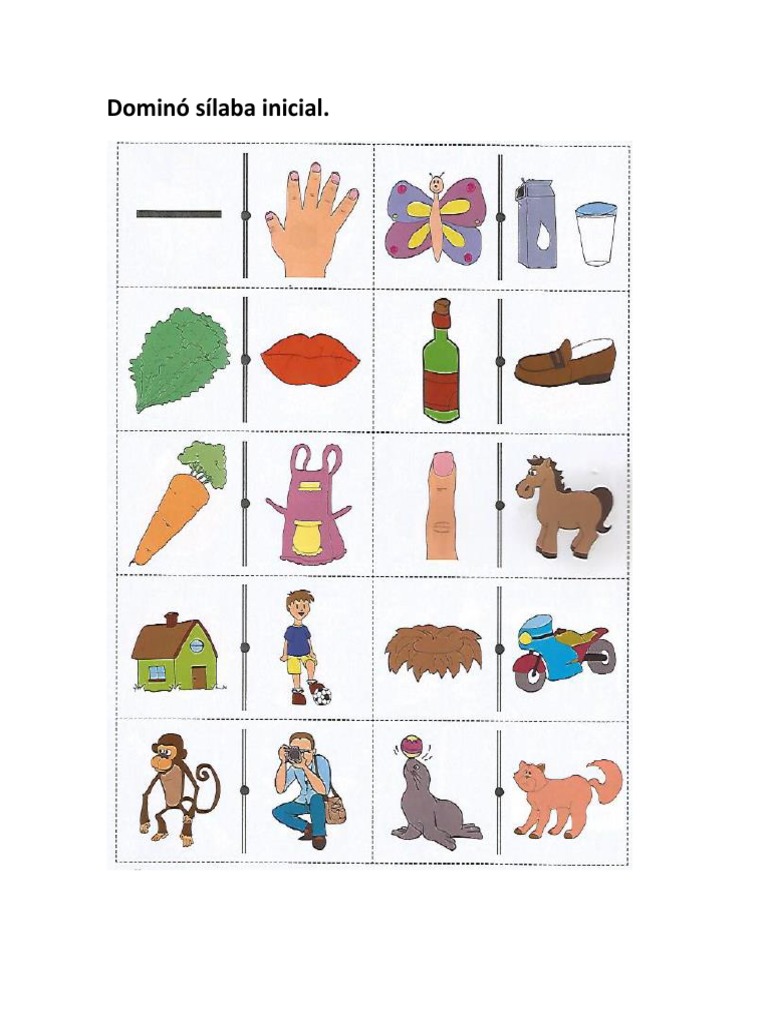 Dominó sílaba inicial