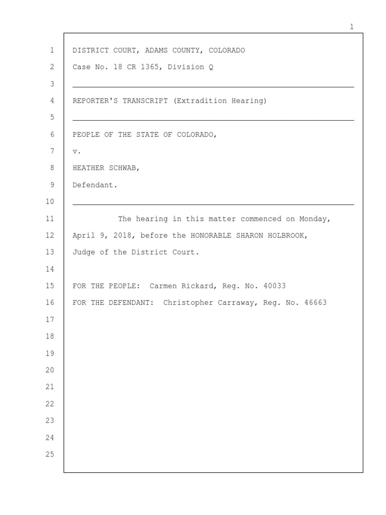 Court Transcript | PDF | Bail | Common Law