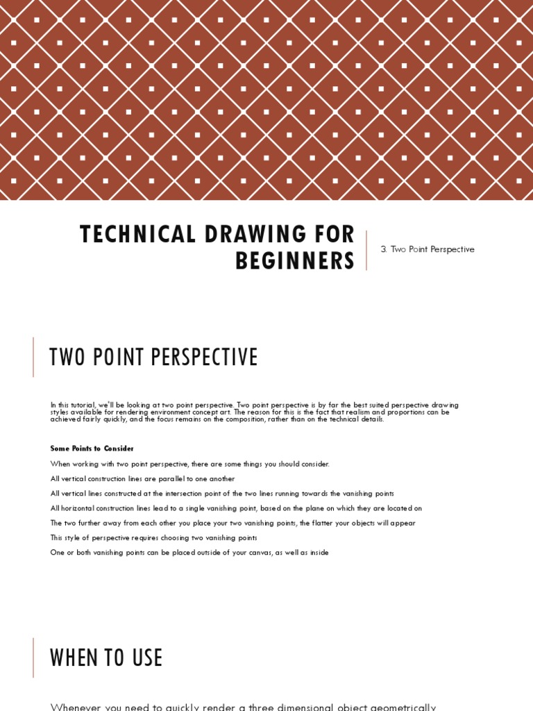 Technical Drawing For Beginners 3 | PDF | Perspective (Graphical) | Drawing