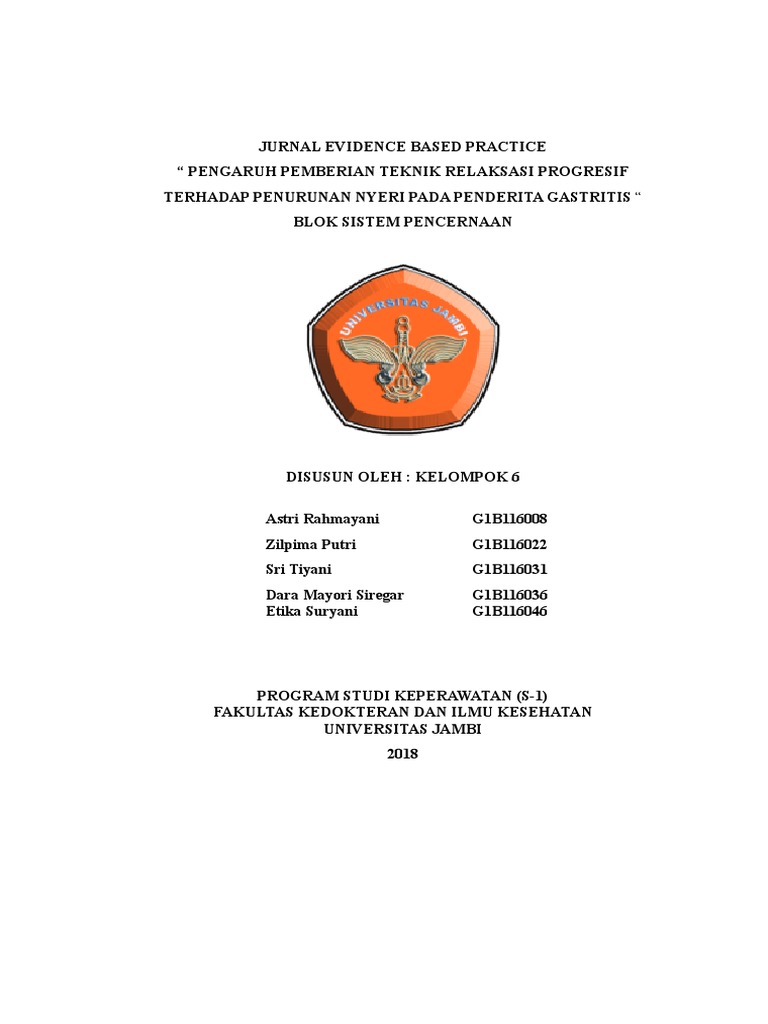 Ebp Jurnal Gastritis | PDF