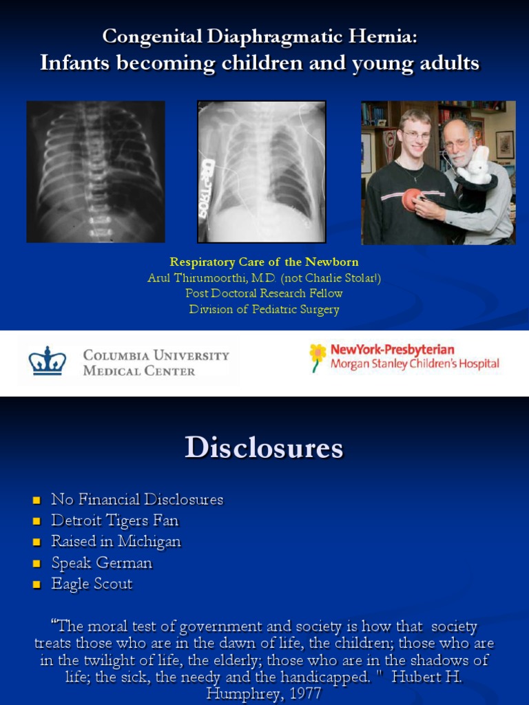 Congenital Diaphragmatic Hernia | PDF | Fetus | Lung