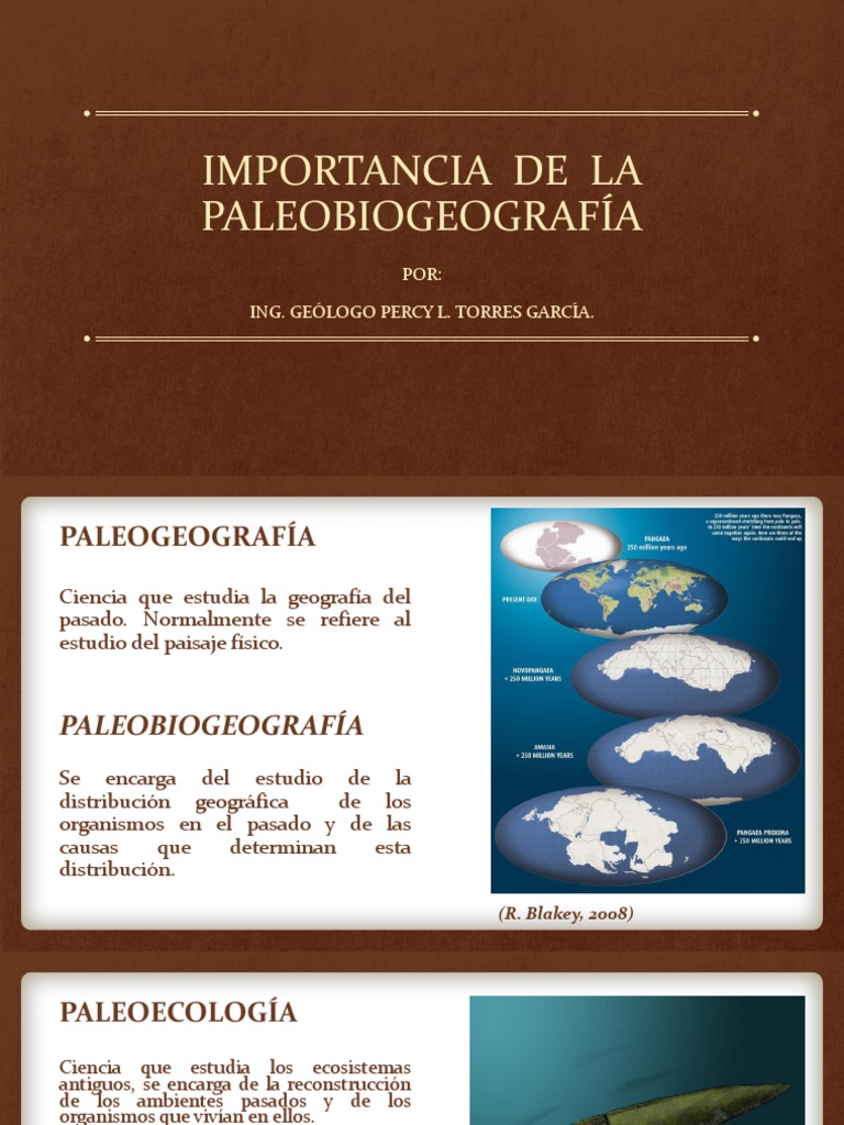 Importancia de La Paleobiografía - Ing Percy Torres | PDF | Evolución ...