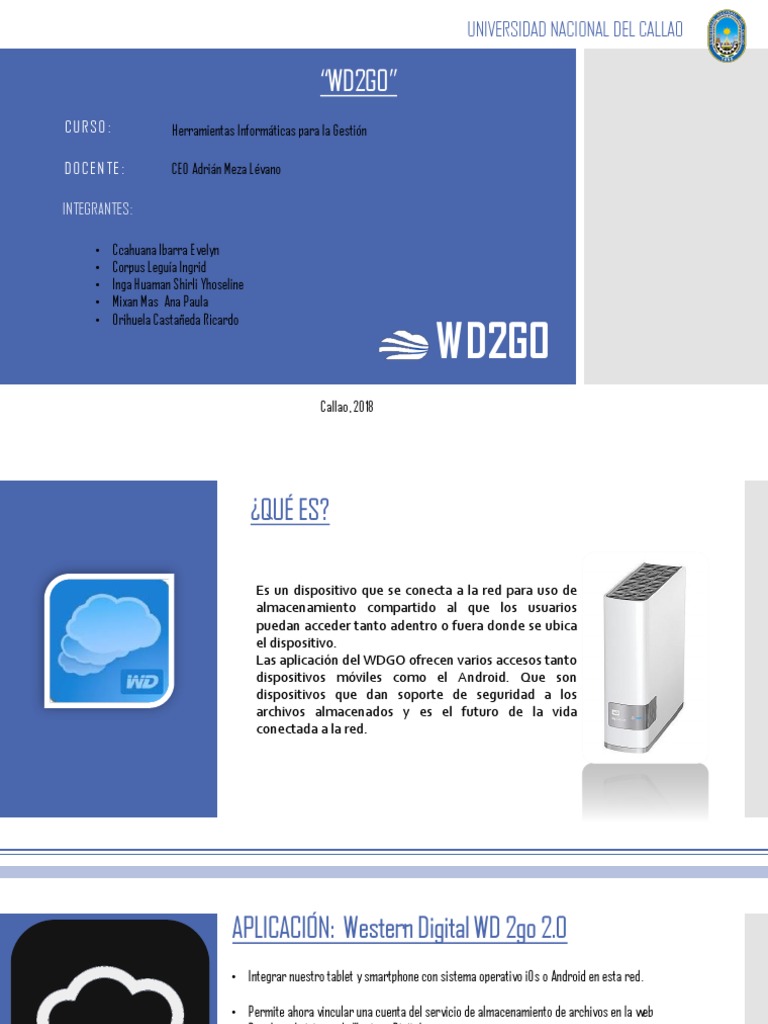 WD2GO | PDF | Arte | Tecnología