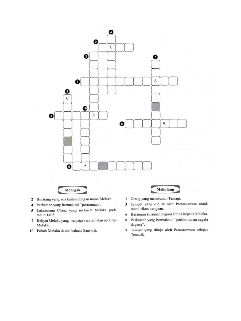 Teka Silang Kata Sejarah | PDF