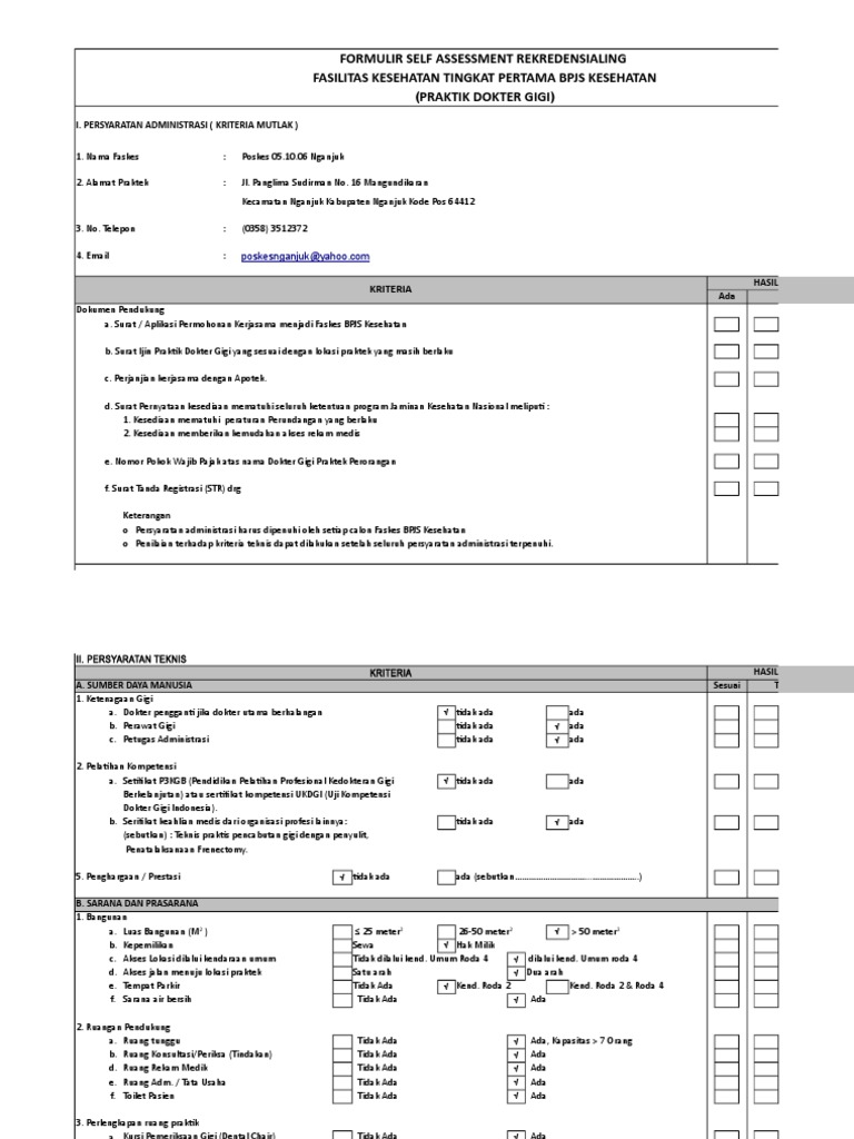 Self Assessment DRG | PDF