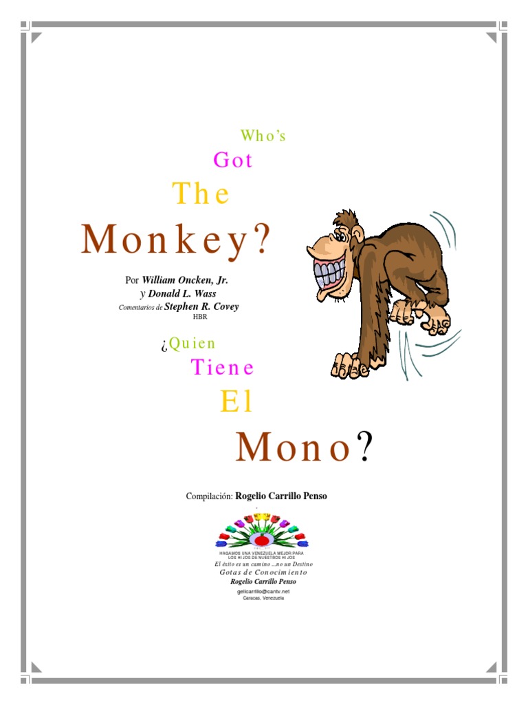 Quien Tiene El Mono | PDF | Toma de decisiones | Ciencia cognitiva