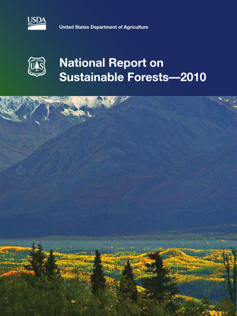2010 Sustainability Report USDA | PDF | Sustainability | Forests