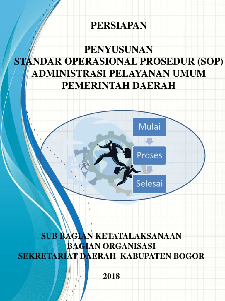 Persiapan Penyusunan Standar Operasional Prosedur (Sop) Administrasi ...