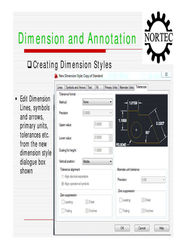 Dimension and Annotation | PDF