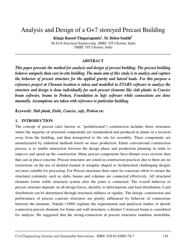 Precast Sample Design | PDF | Beam (Structure) | Precast Concrete